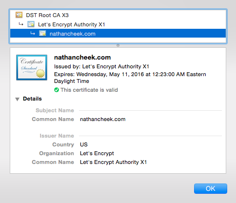 Setting up Let’s Encrypt